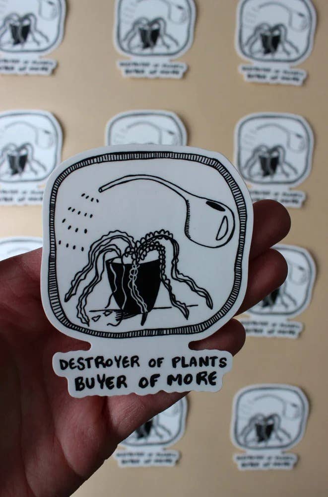 Plant Destroyer Sticker | Stem Rochester
